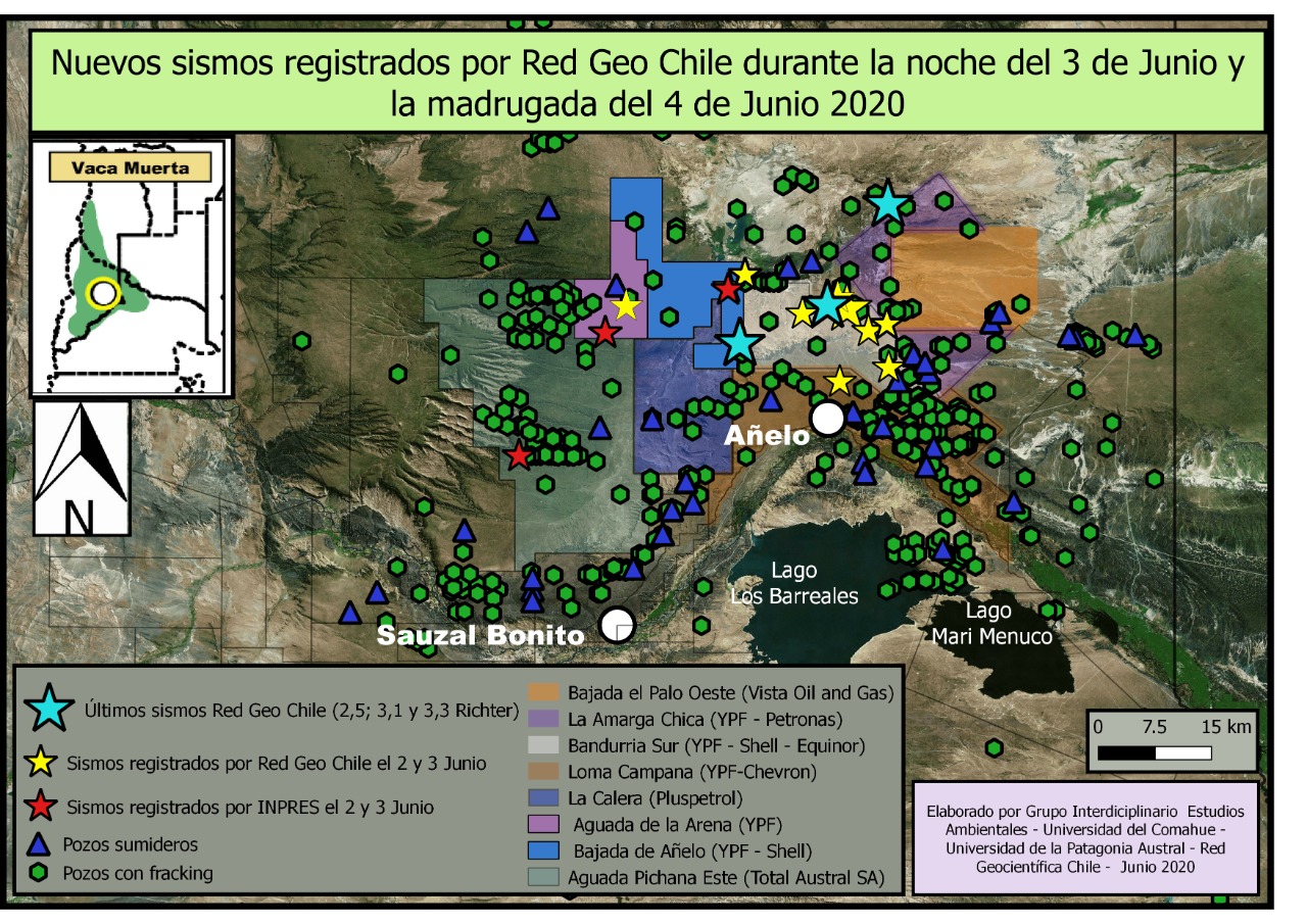 Añelo: reportaron 16 movimientos sísmicos en solo cuatro días - OPSur