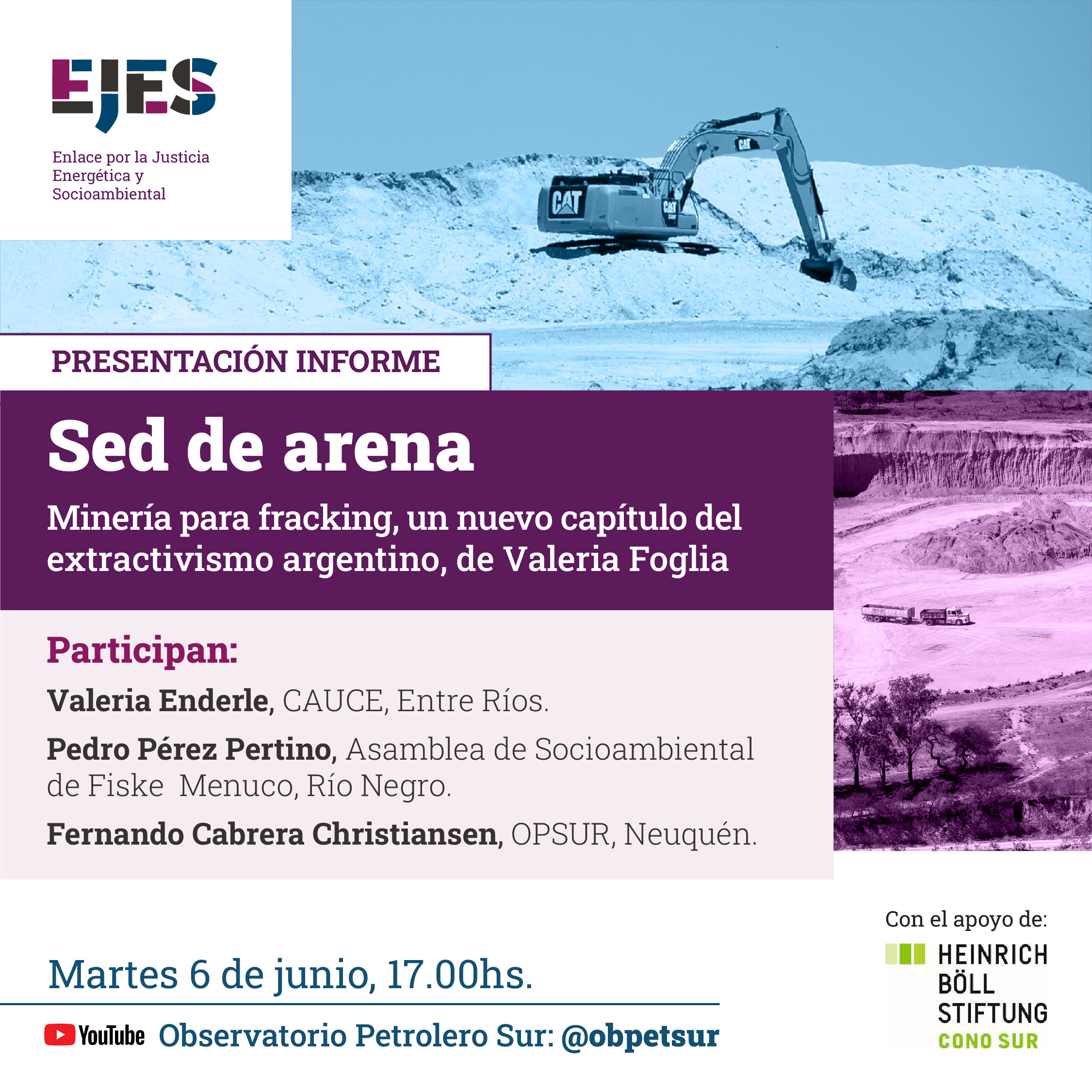 Presentan un informe sobre la minería de arena para fracking ...